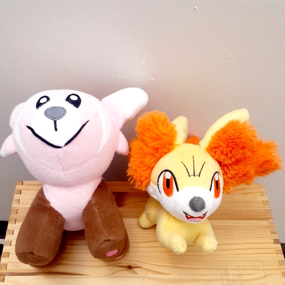 Tomy | Toys | Pokemon Stufful And Fennekin Plush Stuffed Animal Toy ...